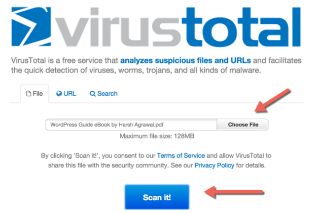 How To Check Virus Online By Uploading File How To Check Virus Online By Uploading File